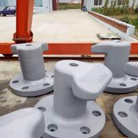 China 550KN T-Type Cast Iron HT200 Ship Bollard for Docking and Mooring for sale