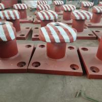 China 150KN T Type Cast Iron HT200 Mooring Bollard Galvanized Ship Docking Bollard for sale