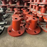 China Cast Iron T Head Bollard 150KN HT200 Painted Bitumen for Boat Mooring for sale