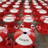 China 650KN Pillar Type Cast Iron Boat Bollard - P-Shaped Marine Mooring Equipment with 650KN Capacity for sale