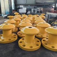 China 350KN Pillar Cast Iron HT200 Boat Bollard Small Ship Docking Polished for sale
