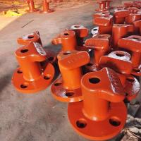 China 150KN Tee Type Cast Iron Ship Mooring Bollard Pier Dock Bollard Polished for sale