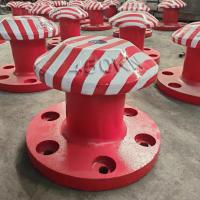 China 450KN Cast Iron Pillar Bitts HT200 Port Mooring Bollard Ship Docking for sale