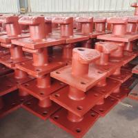 China 50KN T-Shaped Cast Iron Boat Deck Bollard Galvanized Mooring Protection for Marine Docking for sale