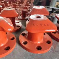 China HT200 Cast Iron T Type Boat Bollard 550KN with Nuts and Washers Polished for Marine Use for sale