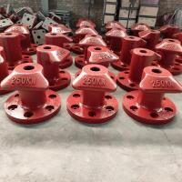 China Tee Type 250KN Cast Iron HT200 Boat Mooring Bollard Galvanized Maritime Bollard for sale