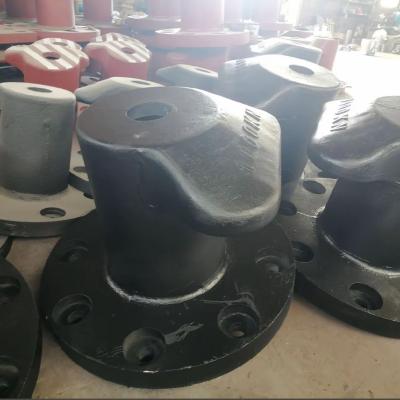 China Cast Iron T Head Ship Bollard HT200 1000KN Mooring Bollard for Boat Docking for sale