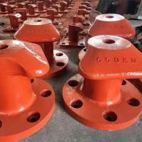 China 550KN T-Type Cast Iron HT200 Ship Bollard for Docking and Mooring for sale