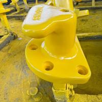 China 30T Tee Type Cast Iron HT200 Boat Bollard for Large Vessel Mooring for sale