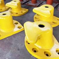 China 30T Tee Type Cast Iron HT200 Boat Bollard for Large Vessel Mooring for sale