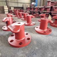 China 450KN T Head Cast Iron HT200 Dock Bollards Casting Molds Galvanized Marine Boat Ship Shore for sale