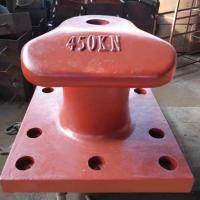 China 450KN Tee Type Cast Iron HT200 T Head Bollard Anchor Rods Galvanized Mooring Protection for sale