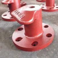 China 450KN Cast Steel T Type Boat Bollard Cross Bitt Bollard Galvanized Ship Docking for sale