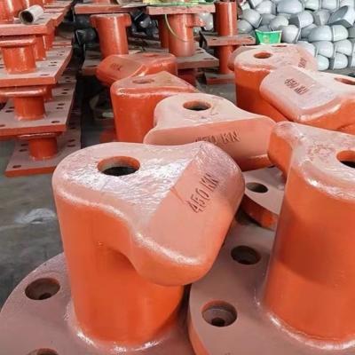 China 450KN Tee Type Cast Iron HT200 T Head Bollard Anchor Rods Galvanized Mooring Protection for sale