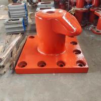 China 550KN T Type Cast Iron HT200 Bollard for Ship Pier Galvanized Large Vessel Mooring for sale