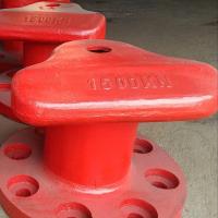 China 1500KN T Head Cast Iron Dock Bollard Galvanized Mooring Protection for Ports for sale