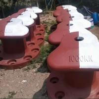 China HT200 Cast Iron Tee Type Boat Bollard 1000KN Ship Mooring Bollard Polished for Boats for sale