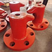 China 1000KN T Head Cast Steel Boat Bollard Jetty Bollards Hot Dip Galvanized Ship Docking for sale