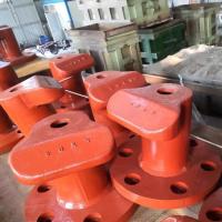 China 50KN T Head Cast Iron HT200 Dock Bollard - Galvanized Marine Mooring Post for Ship Docking for sale