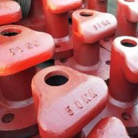 China 50KN T Head Cast Iron HT200 Dock Bollard - Galvanized Marine Mooring Post for Ship Docking for sale