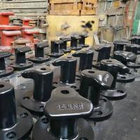 China 150KN T Head Cast Steel Boat Deck Bollard Yacht Mooring Polished Ship Docking for sale