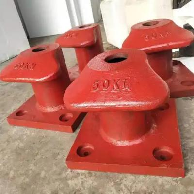 China 50KN T Head Stainless Steel Port Bollard Dock Bollards Polished Large Vessel Ship Docking for sale
