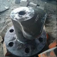 China 450KN Cast Steel T Type Boat Bollard Cross Bitt Bollard Galvanized Ship Docking for sale