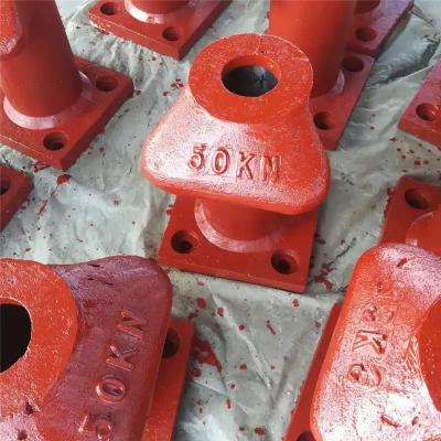 China 50KN T Head Cast Steel ZG230-450 Ductile Iron Boat Bollard Ship Dock Mooring Polished for sale