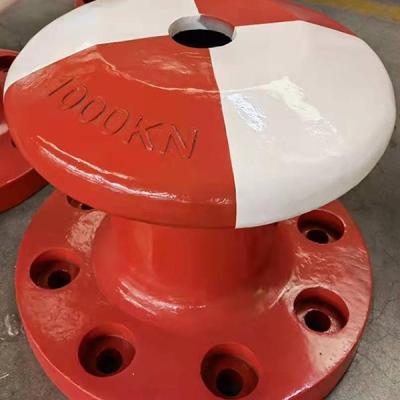 China 1000KN Cast Iron Mooring Bollard - P-Shaped Yacht Docking with Corrosion Resistance for Marine Applications for sale