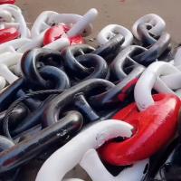 China 102mm Grade 3 High Strength Alloy Steel Galvanized Stud Link Anchor Chain for sale
