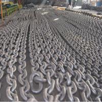 China 100mm Galvanized High Strength Alloy Steel Stud Link Anchor Chain for Marine Applications - 10mm to 130mm Size Range for sale