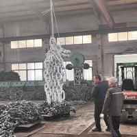 China 73mm High-Strength Alloy Steel Galvanized Stud Link Anchor Chain for Marine Vessels 10-130mm Size Range for sale