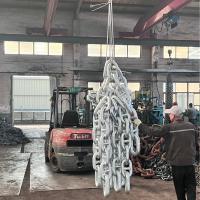 China 100mm Galvanized High Strength Alloy Steel Stud Link Anchor Chain for Marine Applications - 10mm to 130mm Size Range for sale