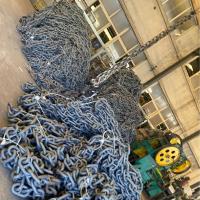 China 32mm High Strength Alloy Steel Galvanized Stud Link Anchor Chain for Yacht for sale