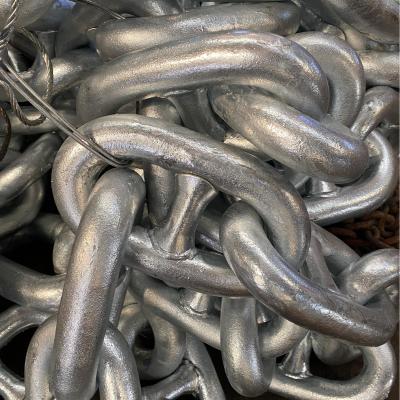 China 40mm High-Strength Alloy Steel Stud Link Anchor Chain for Deep Sea Anchoring - 10-130mm Size Range for sale