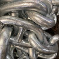 China 87mm Grade3 High-Strength Alloy Steel Stud Link Anchor Chain for Vessel Positioning for sale