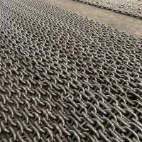 China 60mm Grade 3 High-Strength Alloy Steel Spray Paint Stud Link Anchor Chain for Marine Applications for sale
