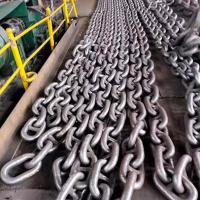 China 60mm Galvanized Steel Stud Link Anchor Chain for Marine Vessels - 10mm to 130mm Size Range with U1 U2 U3 Models for sale