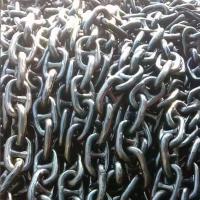 China 52mm High-Strength Alloy Steel Stud Link Anchor Chain with ±0.5mm Precision for Vessel Positioning for sale