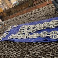 China 60mm Galvanized Steel Stud Link Anchor Chain for Marine Vessels - 10mm to 130mm Size Range with U1 U2 U3 Models for sale