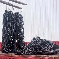 China 44mm High-Strength Alloy Steel Spray Paint Stud Link Anchor Chain for Marine Applications for sale