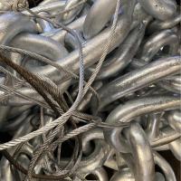 China Grade 3 124mm Galvanized Stud Link Anchor Chain - High Strength Alloy Steel for Marine Applications for sale