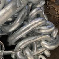 China High Strength Alloy Steel Stud Link Anchor Chain 90mm Painted for Marine Mooring for sale