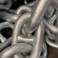 China High Strength Alloy Steel Stud Link Anchor Chain 81mm Spray Paint Marine Ship Anchor Chain for sale