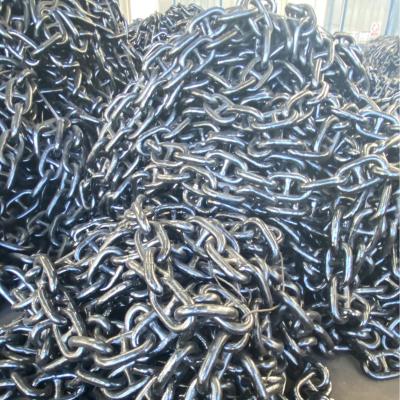 China High Strength Alloy Steel Galvanized Stud Link Anchor Chain 30mm for Marine Mooring for sale