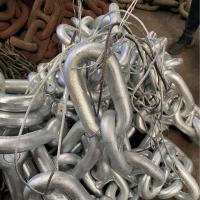 China 120mm High-Strength Alloy Steel Galvanized Stud Link Anchor Chain for Ship Mooring and Stabilization for sale