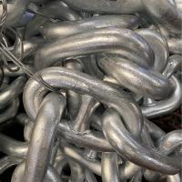 China High Strength Alloy Steel Stud Link Anchor Chain 78mm Spray Paint Boat Mooring Chain for sale