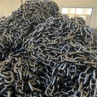 China High Strength Alloy Steel Stud Link Anchor Chain 36mm Spray Paint for Marine Mooring for sale