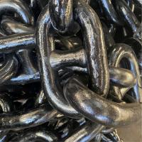 China High Strength Alloy Steel Stud Link Anchor Chain 78mm Spray Paint Boat Mooring Chain for sale