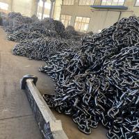 China 36mm U3 High-Strength Alloy Steel Spray Paint Stud Link Anchor Chain for Emergency Stopping - 10mm to 130mm Size Range for sale